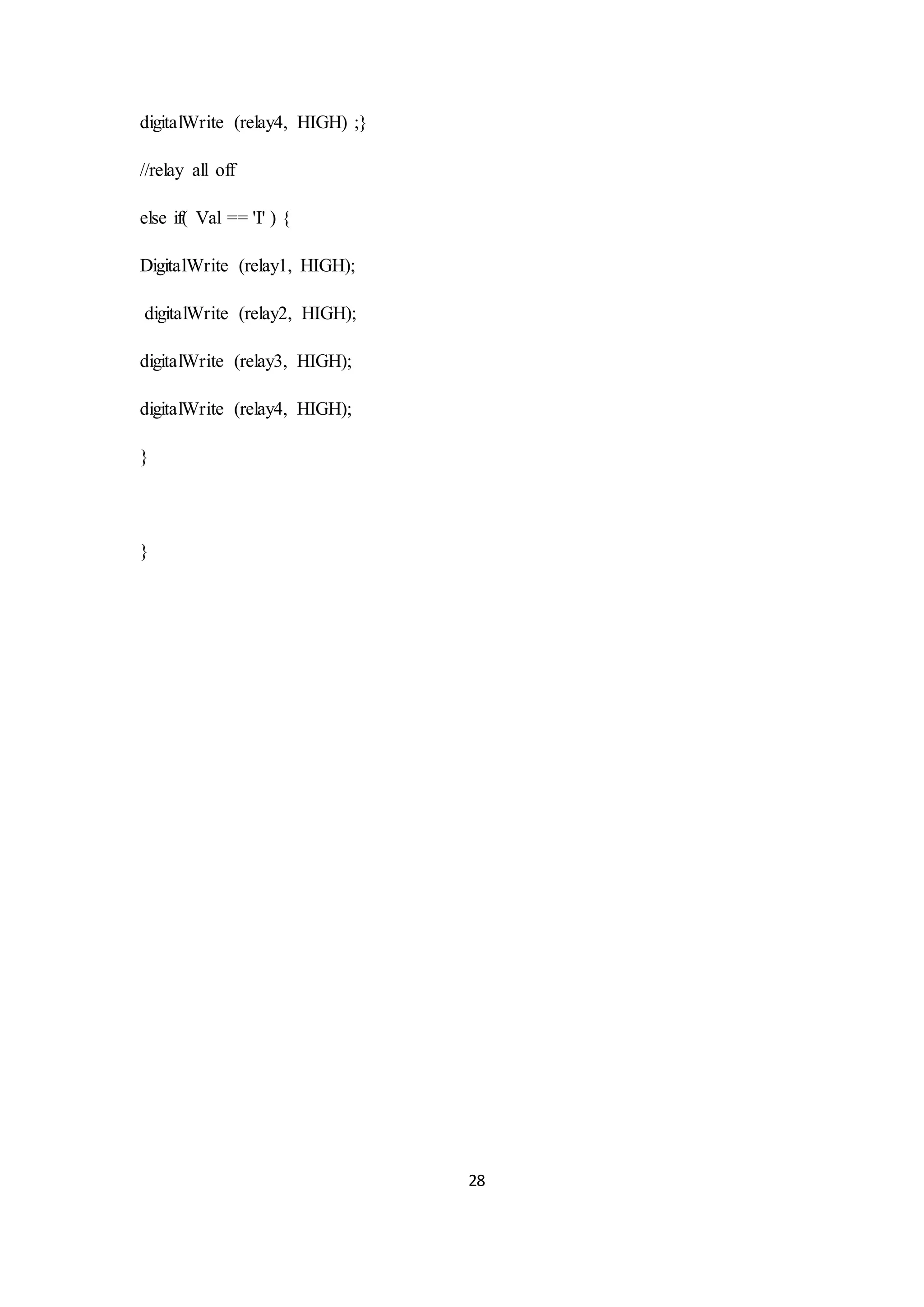 PROJECT REPORT ON Home automation using by Bluetooth | DOCX