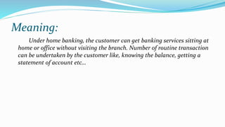 Home banking final | PPTX