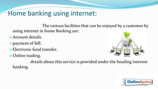 Home banking final | PPTX