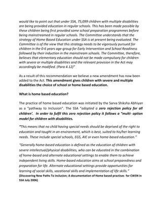 Home based education | DOC