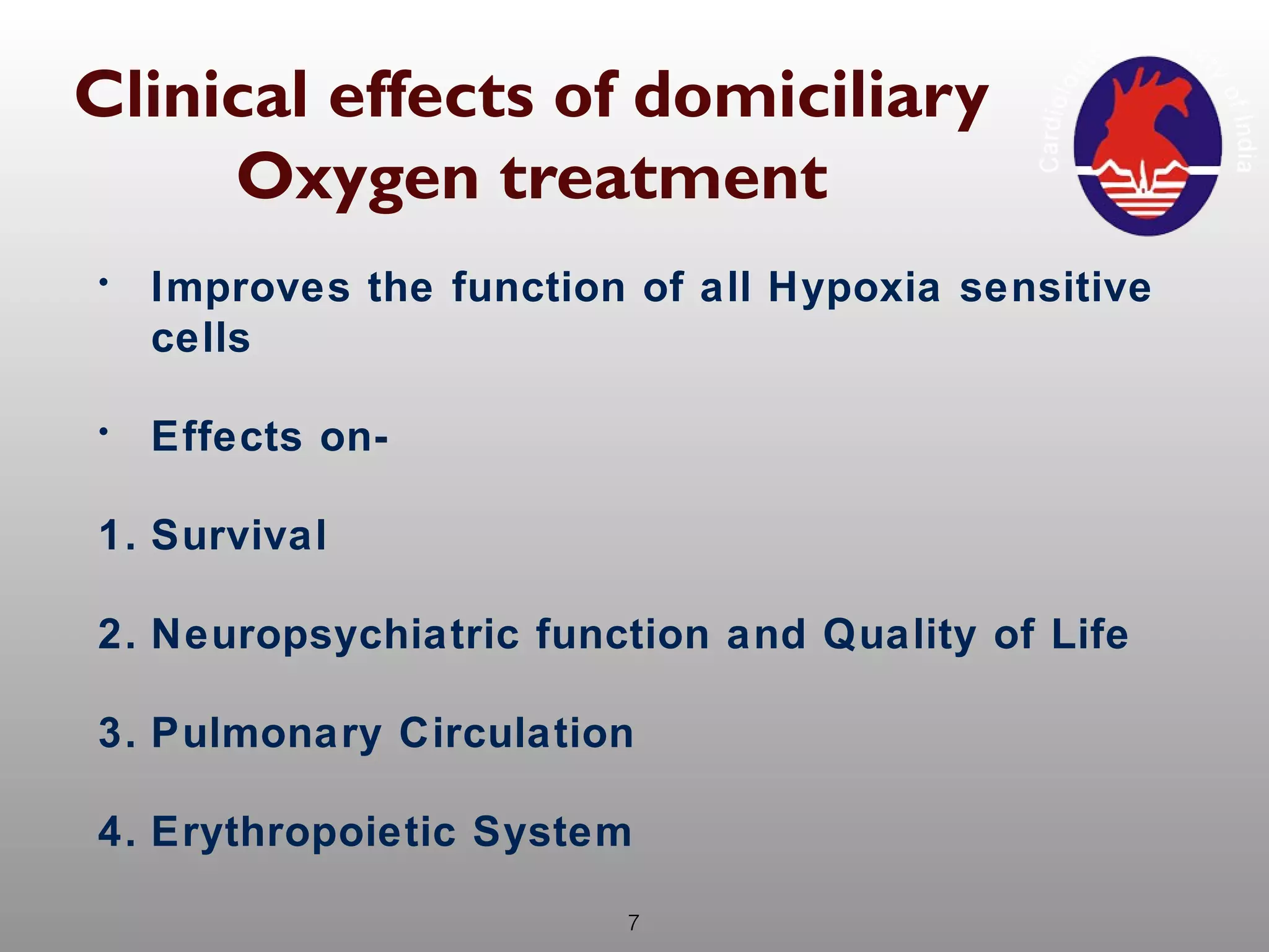 Home based oxygen therapy for severe pulmonary hypertension | PPT