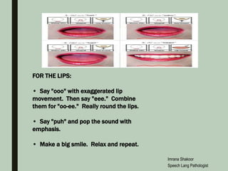 home based speech exercise for speech delayed children | PPT