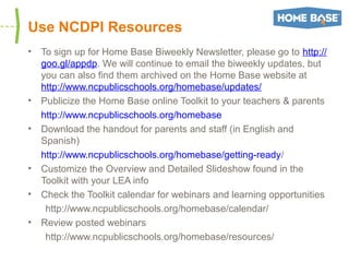 Introduction to Home Base | PPT