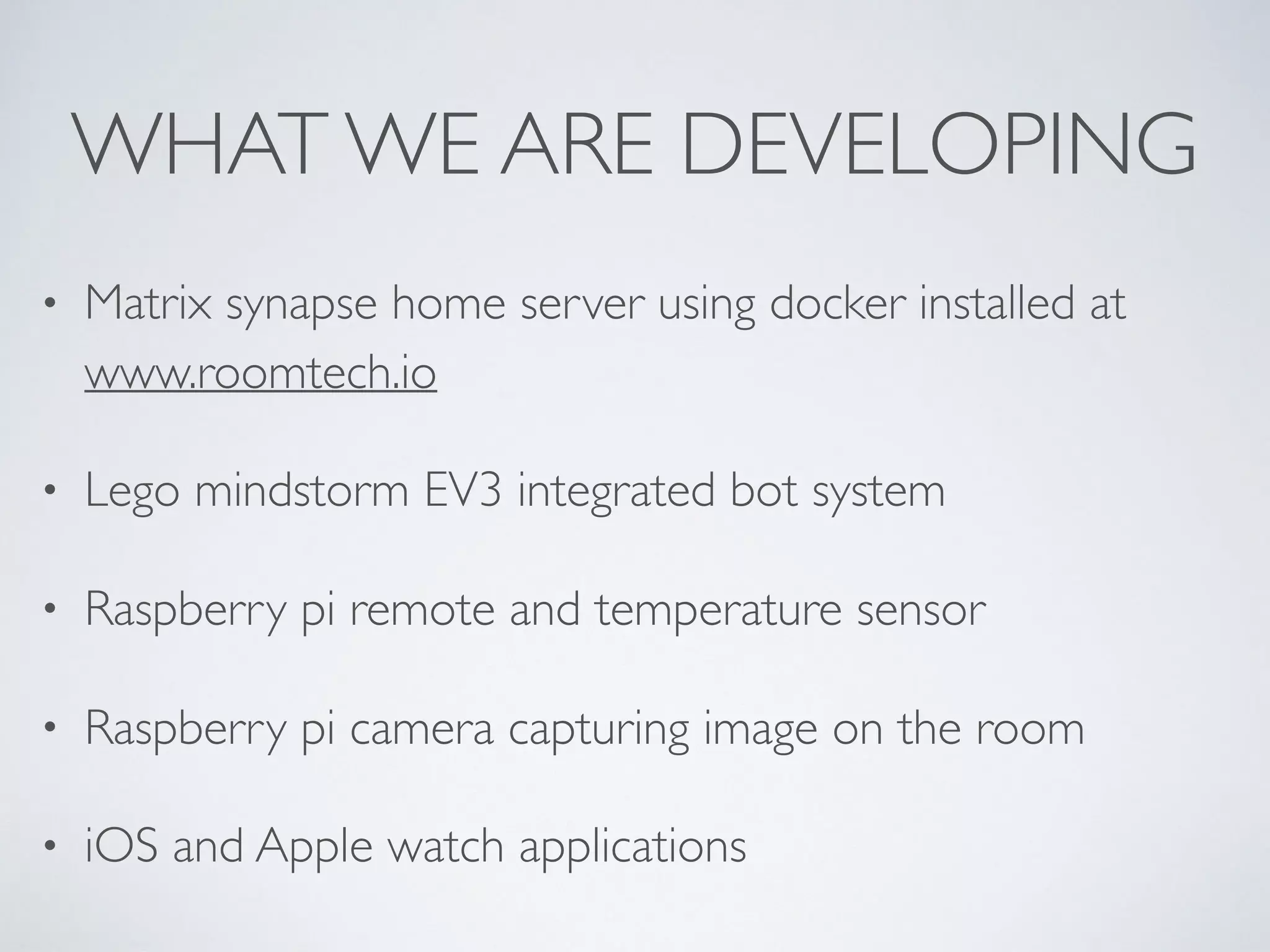 homebot from TADHack Japan | PDF