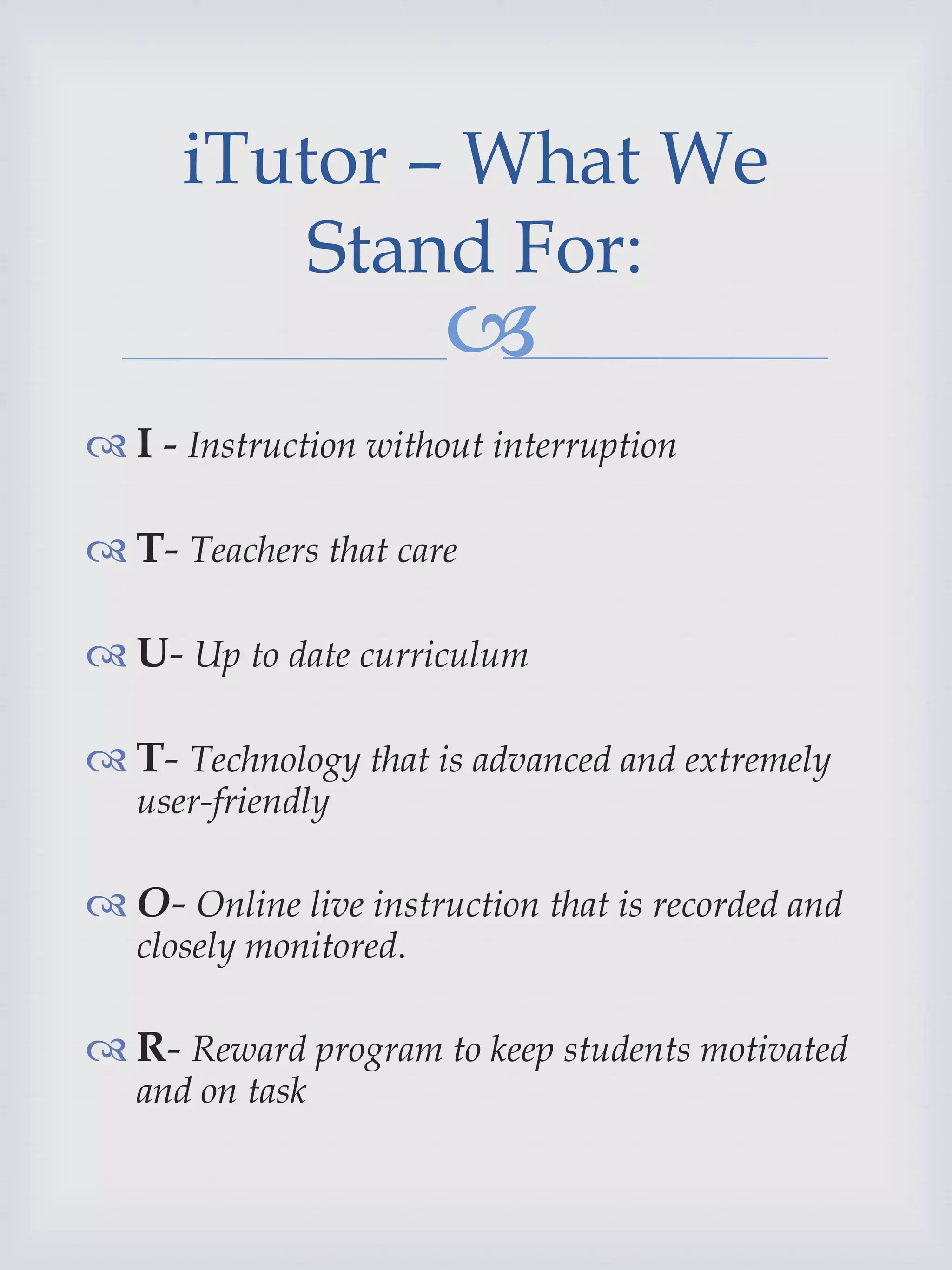 Home bound instruction presentation | PPTX