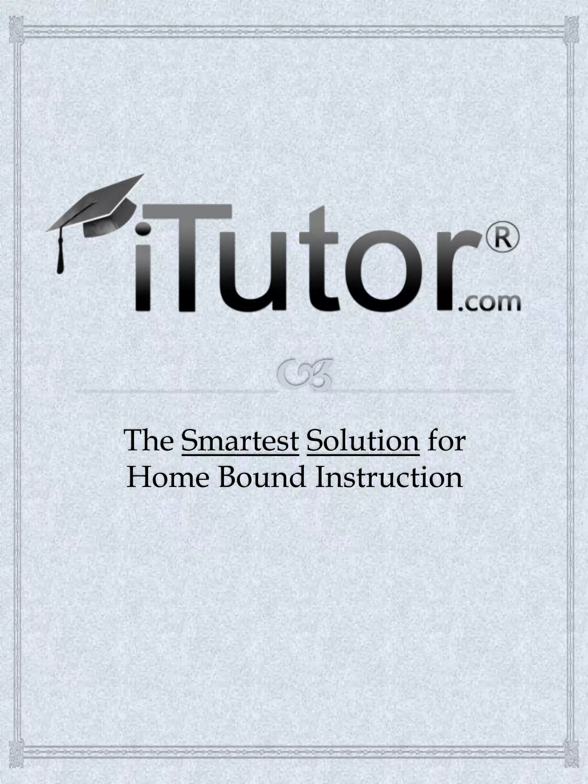 Home bound instruction presentation | PPTX