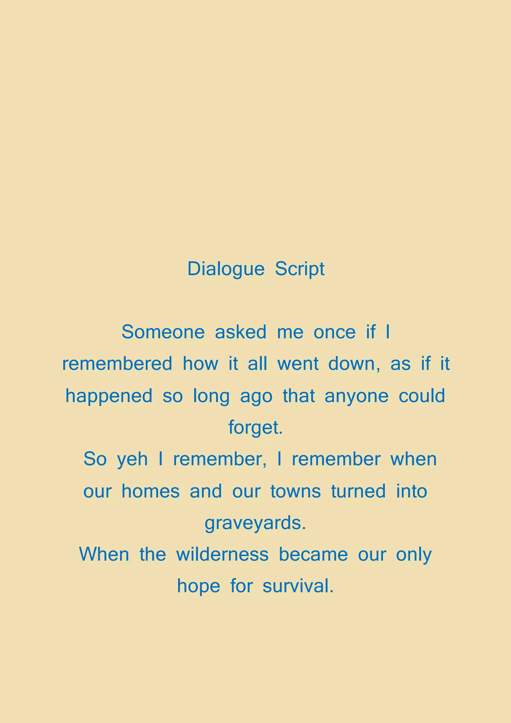 Homebound script | DOCX