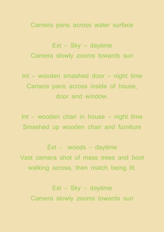 Homebound script | DOCX