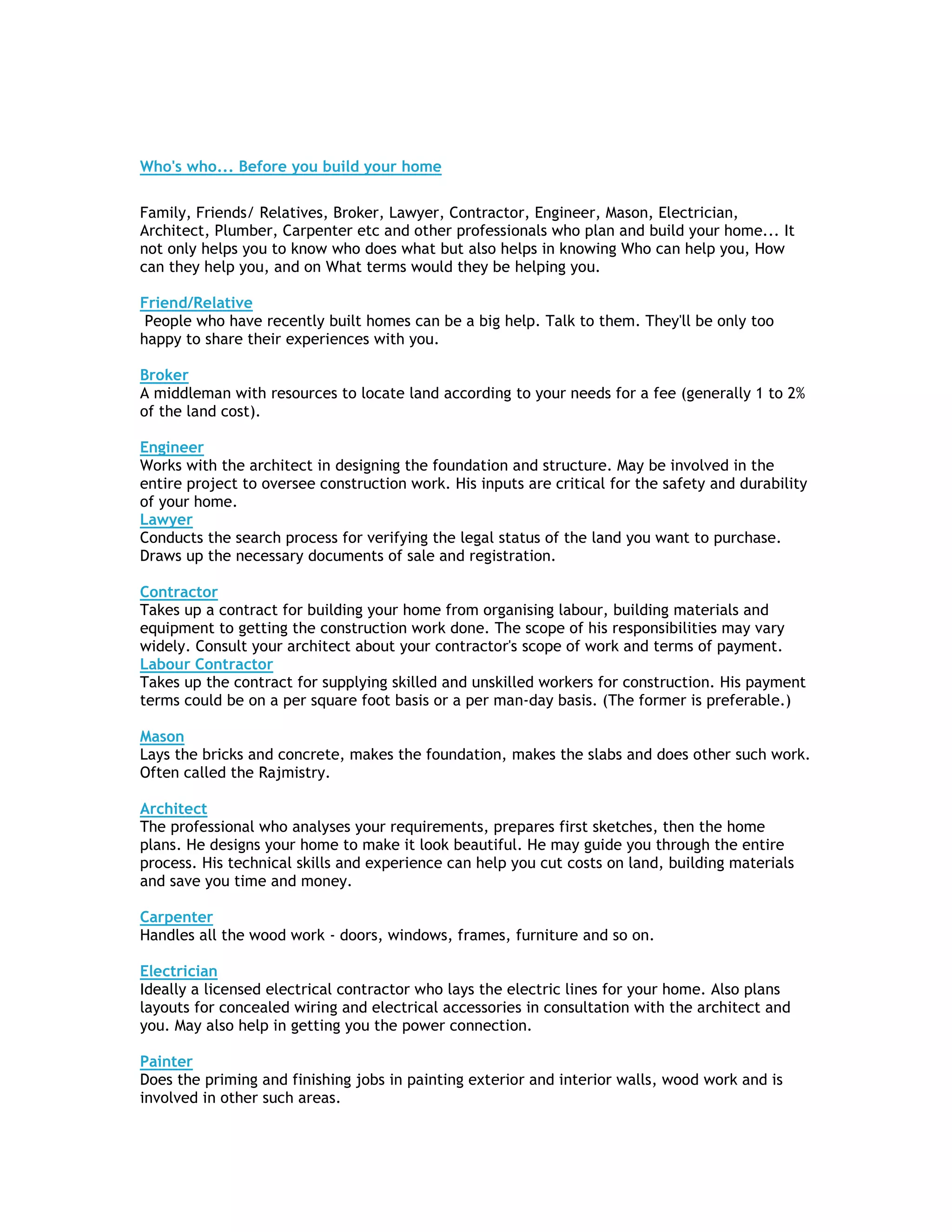 Home building guide | PDF