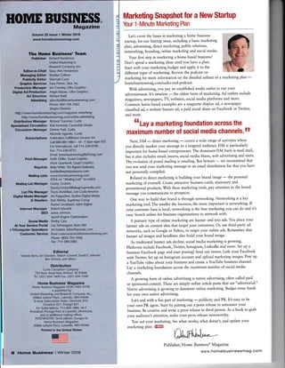 Home Business Magazine - Winter 2018 Edition | PDF