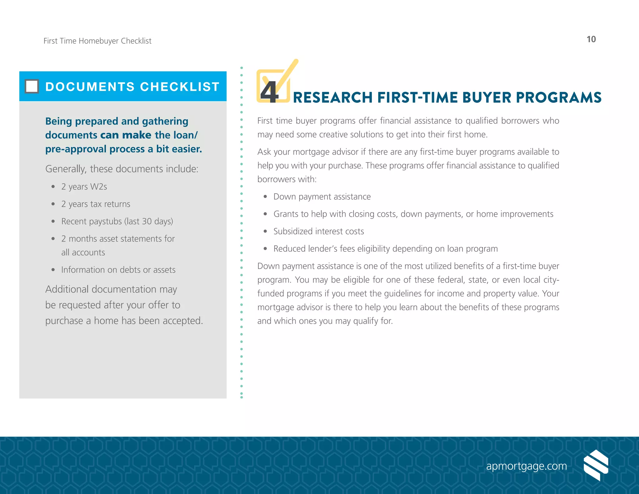 First-Time Homebuyer Checklist - APM 2019 | PPT