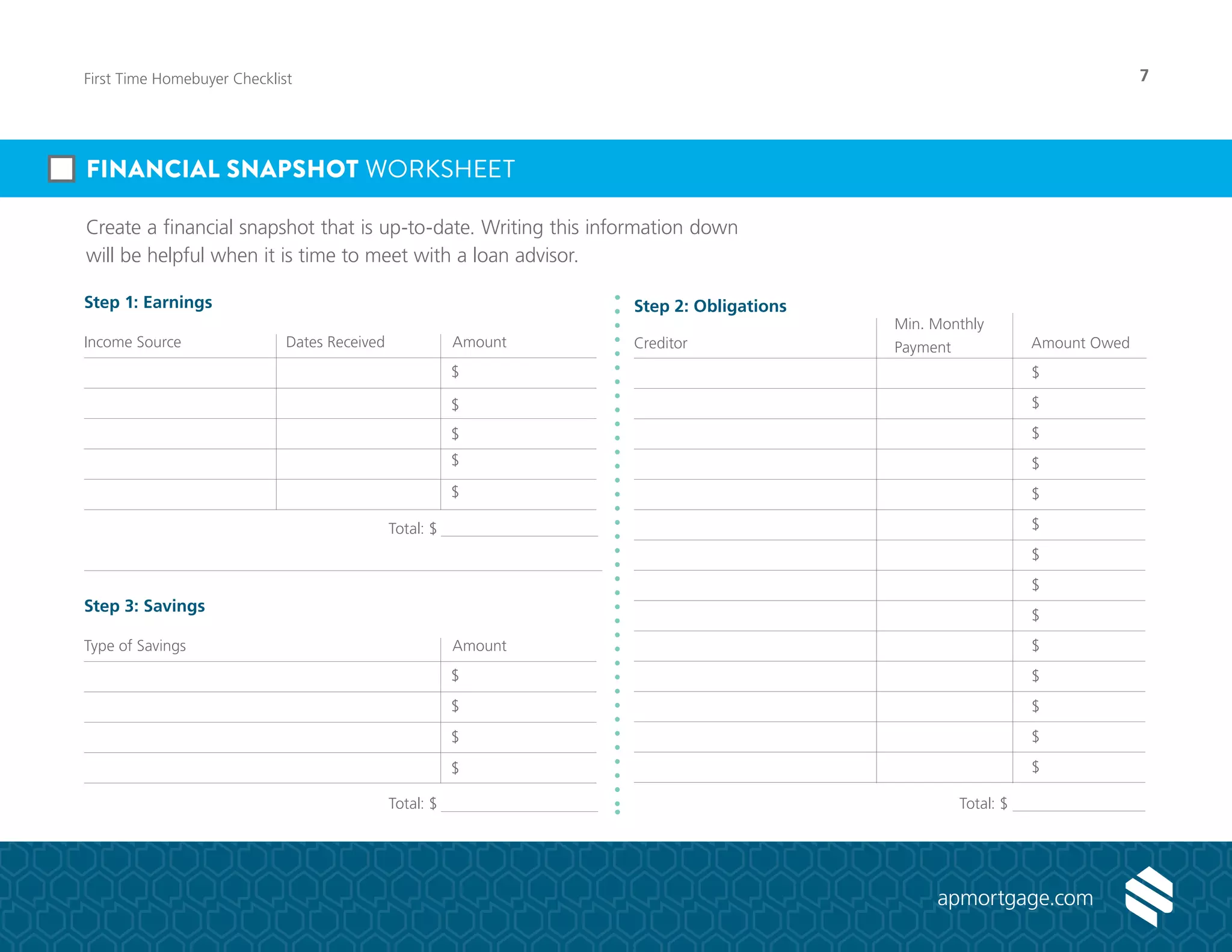 First-Time Homebuyer Checklist - APM 2019 | PPT