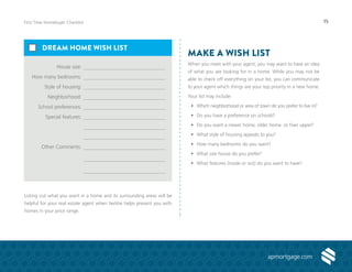 First-Time Homebuyer Checklist - APM 2019 | PPT