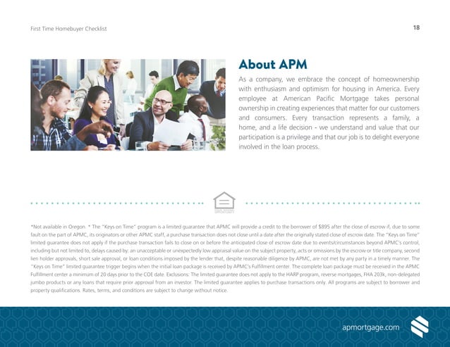 First-Time Homebuyer Checklist - APM 2019 | PPT