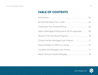 First-Time Homebuyer Checklist - APM 2019 | PPT