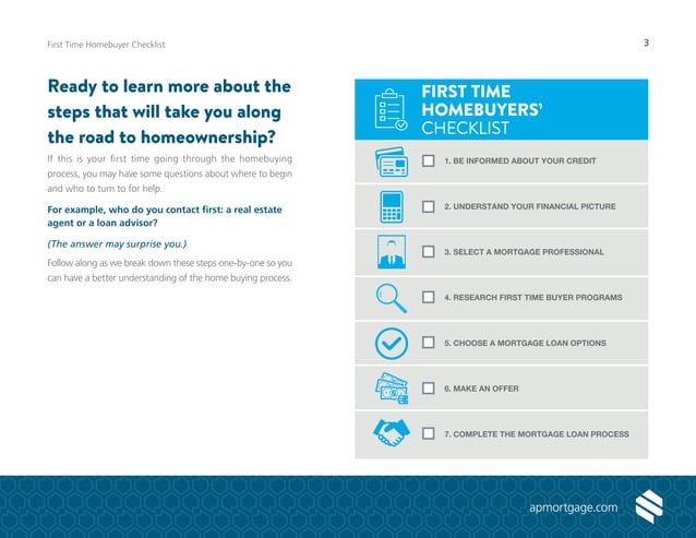 First-Time Homebuyer Checklist - APM 2019 | PPT