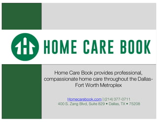 Home care book overview | PPT