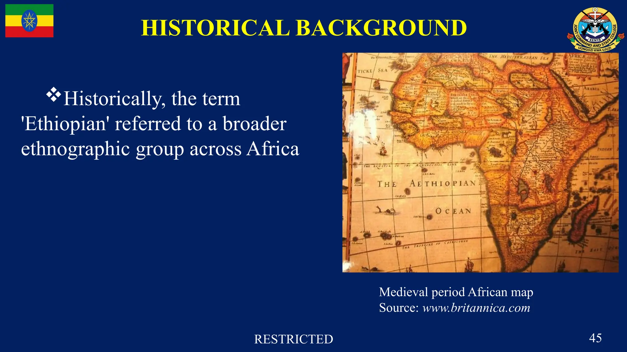 Ethiopia Home Country Presentation.ppt By Lt Col Atersaw Wudu | PPTX