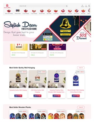 Home Decor for Wall Hanging - BookYourGift | PDF