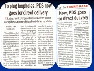 Home delivery scheme of foodgrains | PPSX