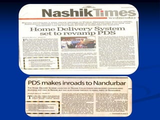 Home delivery scheme of foodgrains | PPSX