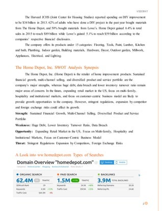 A Home Depot Analysis | DOCX