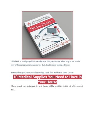 Home Doctor – BRAND NEW! | PDF
