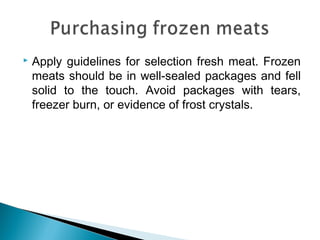 Rules In Buying Meat | PPT