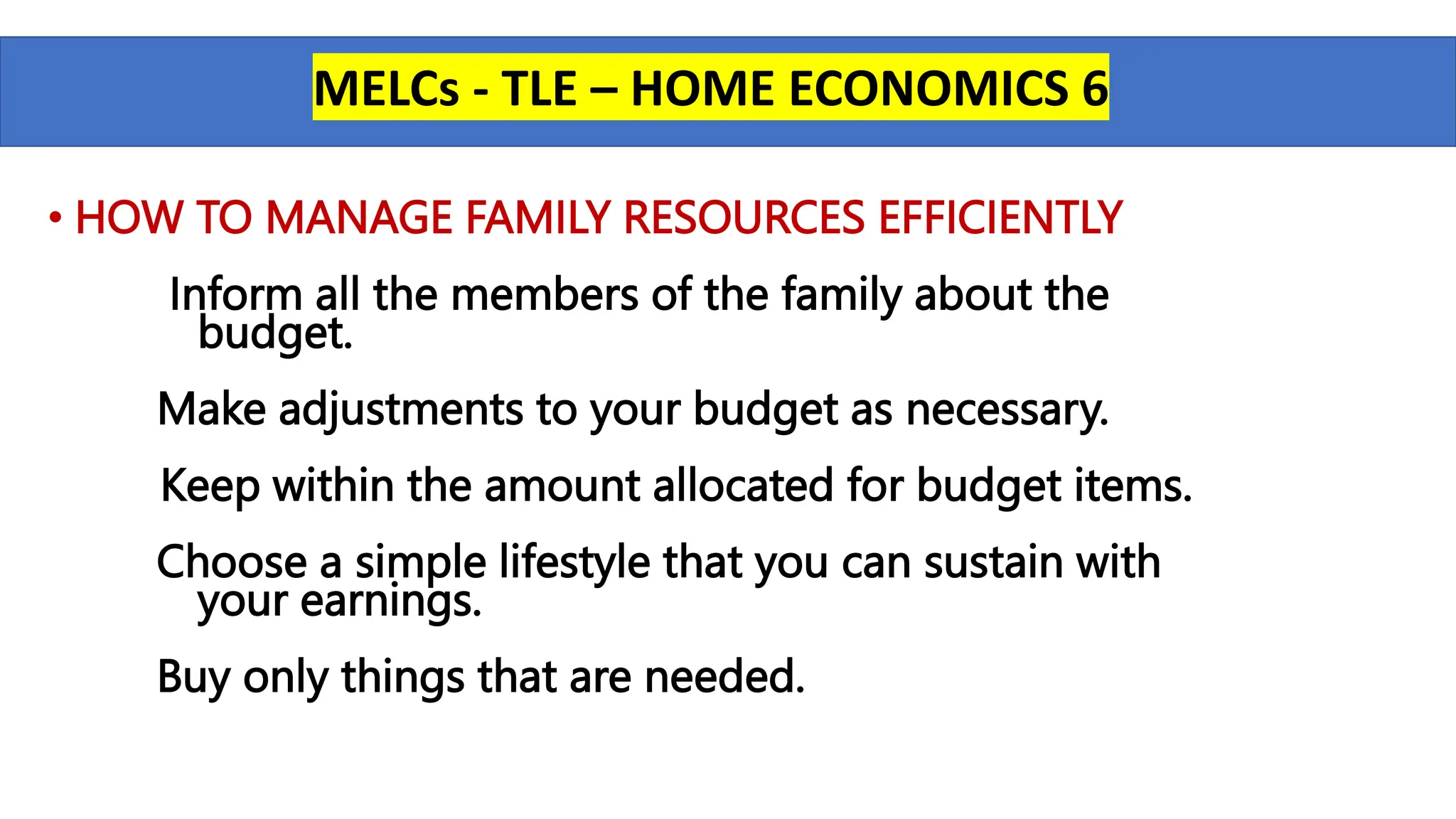 HOME ECONOMICS 6.pptx............................ | PPTX