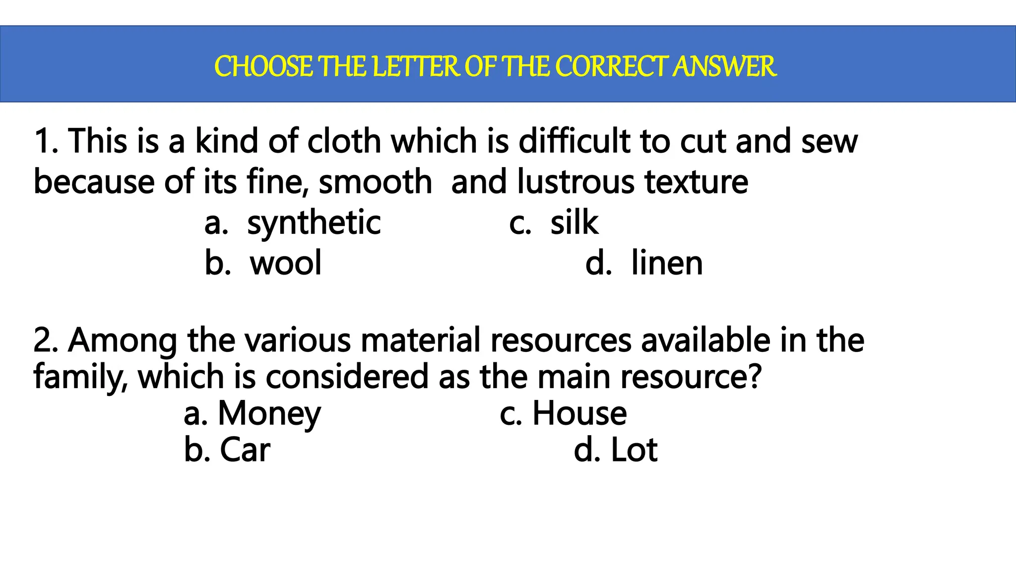 HOME ECONOMICS 6.pptx............................ | PPTX
