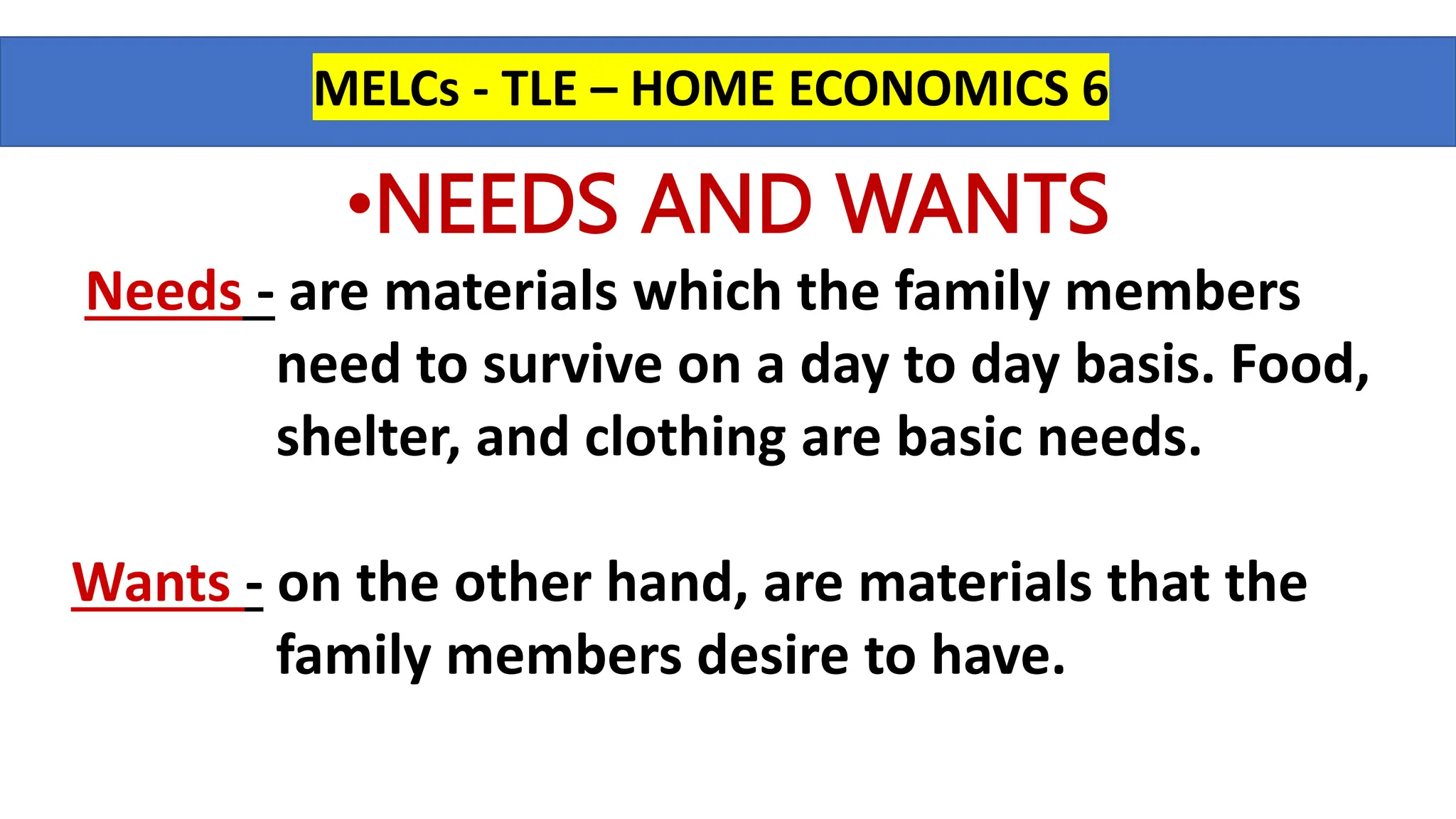HOME ECONOMICS 6.pptx............................ | PPTX