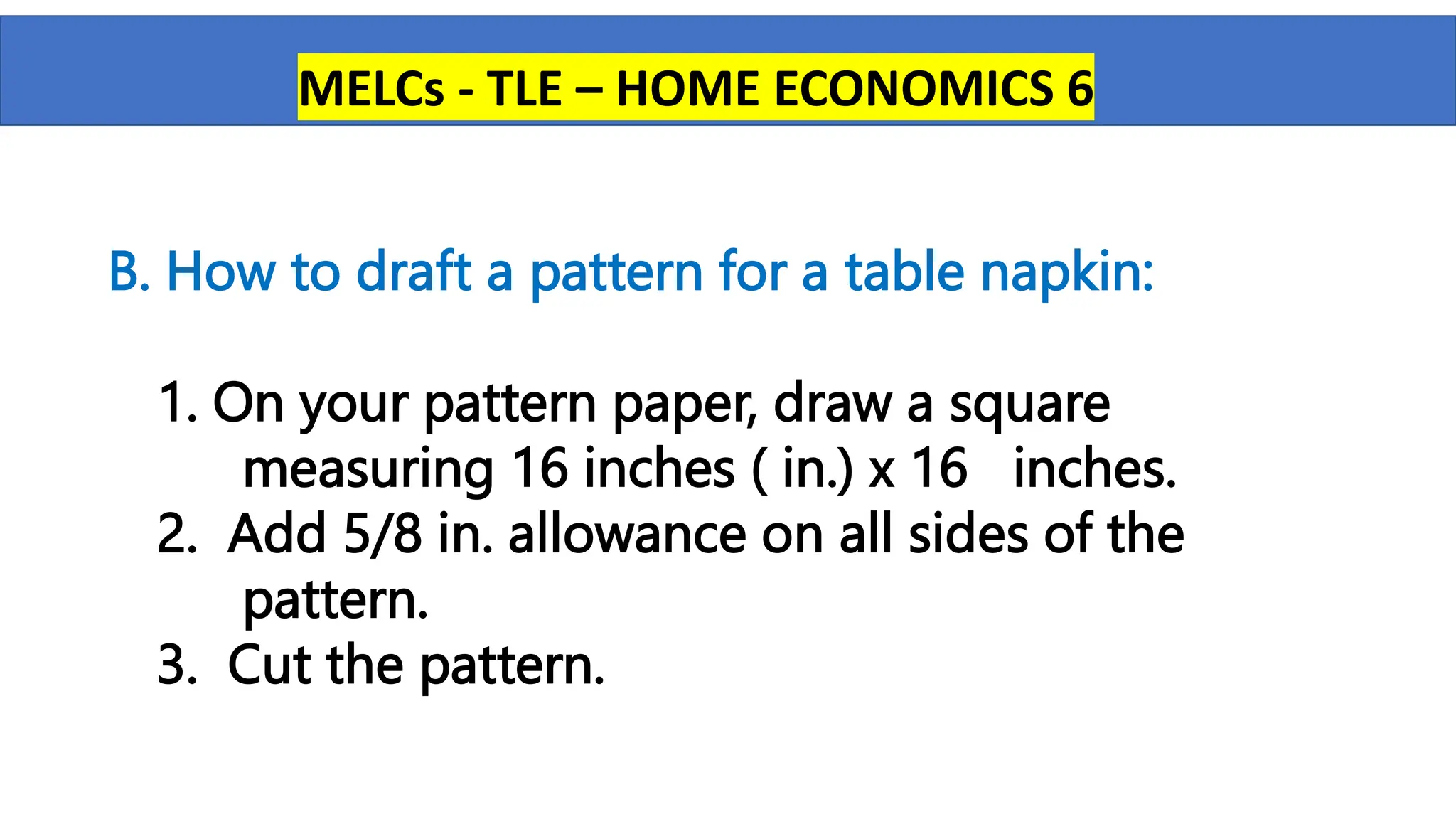 HOME ECONOMICS 6.pptx............................ | PPTX