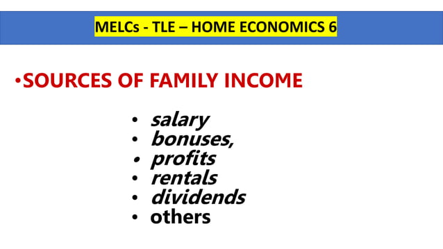 HOME ECONOMICS 6.pptx............................ | PPTX