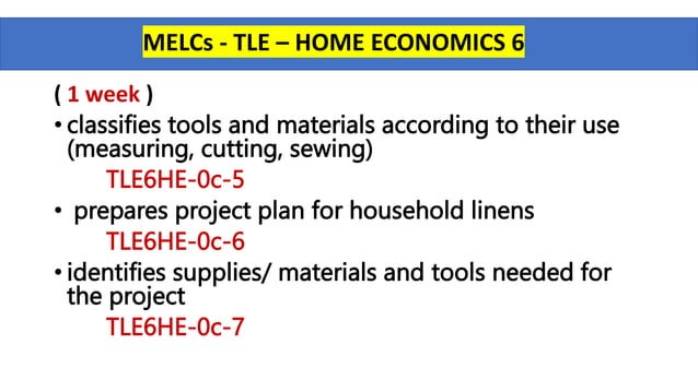 HOME ECONOMICS 6.pptx............................ | PPTX