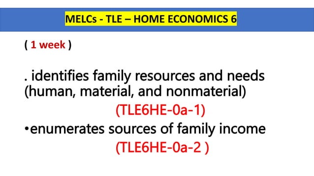 HOME ECONOMICS 6.pptx............................ | PPTX