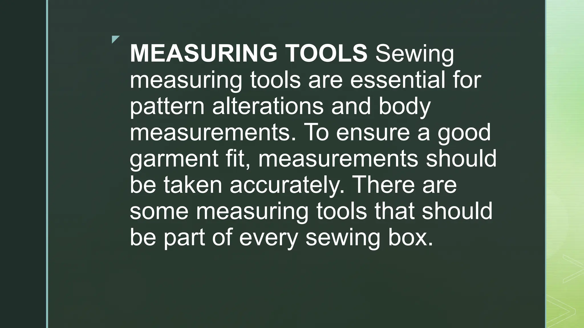 Identifying and Classifying Sewing Tools and Materials | PPT