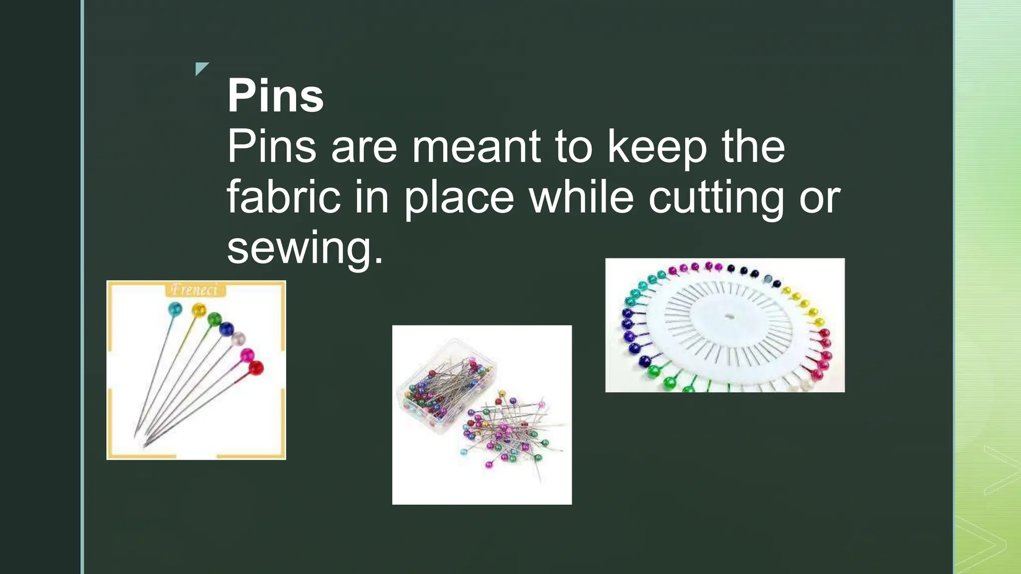 Identifying and Classifying Sewing Tools and Materials | PPT