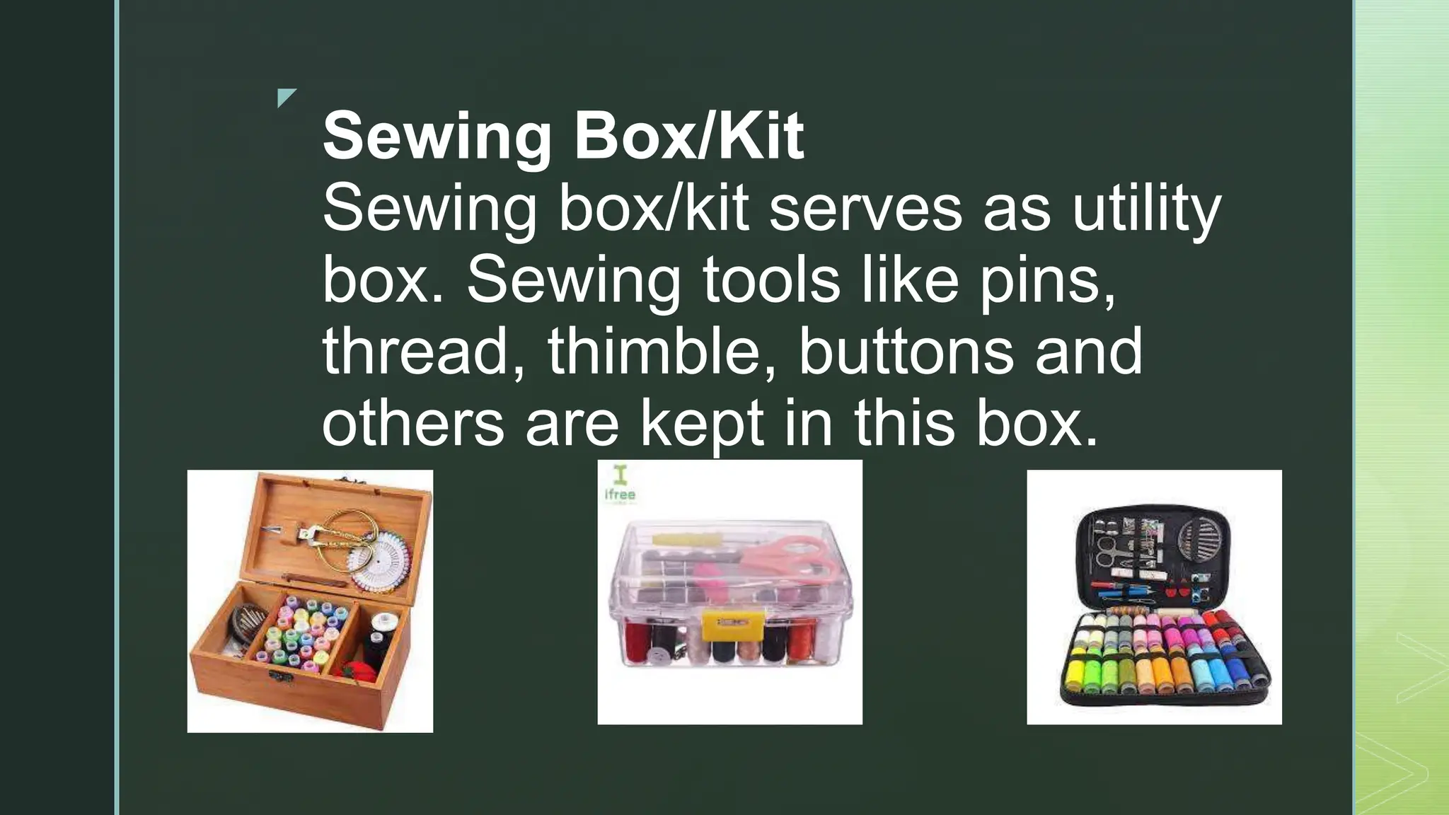 Identifying and Classifying Sewing Tools and Materials | PPT