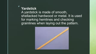 Identifying and Classifying Sewing Tools and Materials | PPT