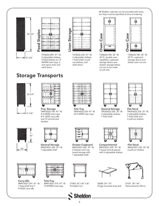 Home Economics Furniture Catalog From Sheldon Laboratory Systems | PDF