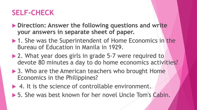 Home Economics PPT.pptx | Homeschooling | Education