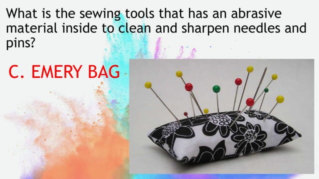 HOME ECONOMICS SEWING TOOLS for GRADE 6.pptx