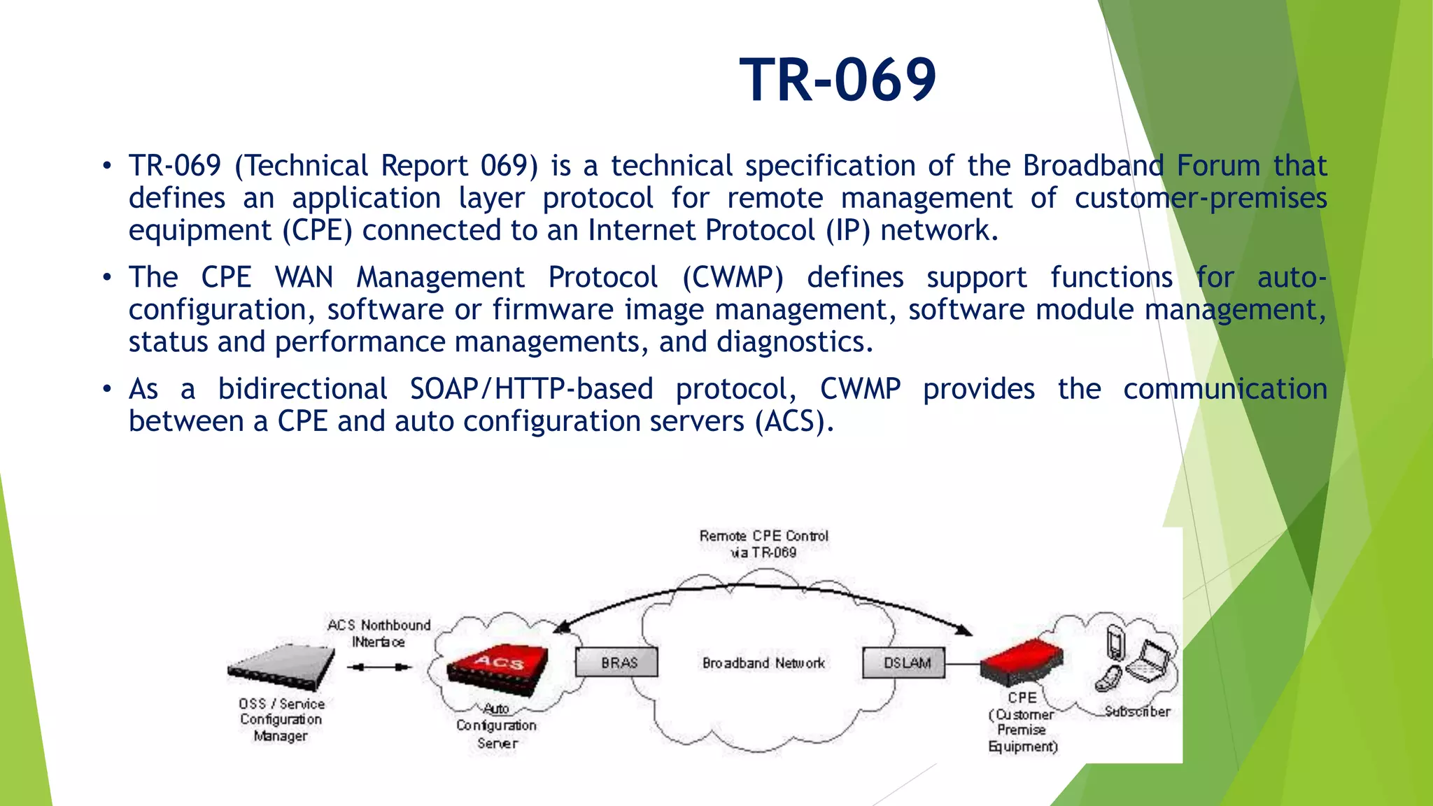Home enodeb with tr069 | PPTX
