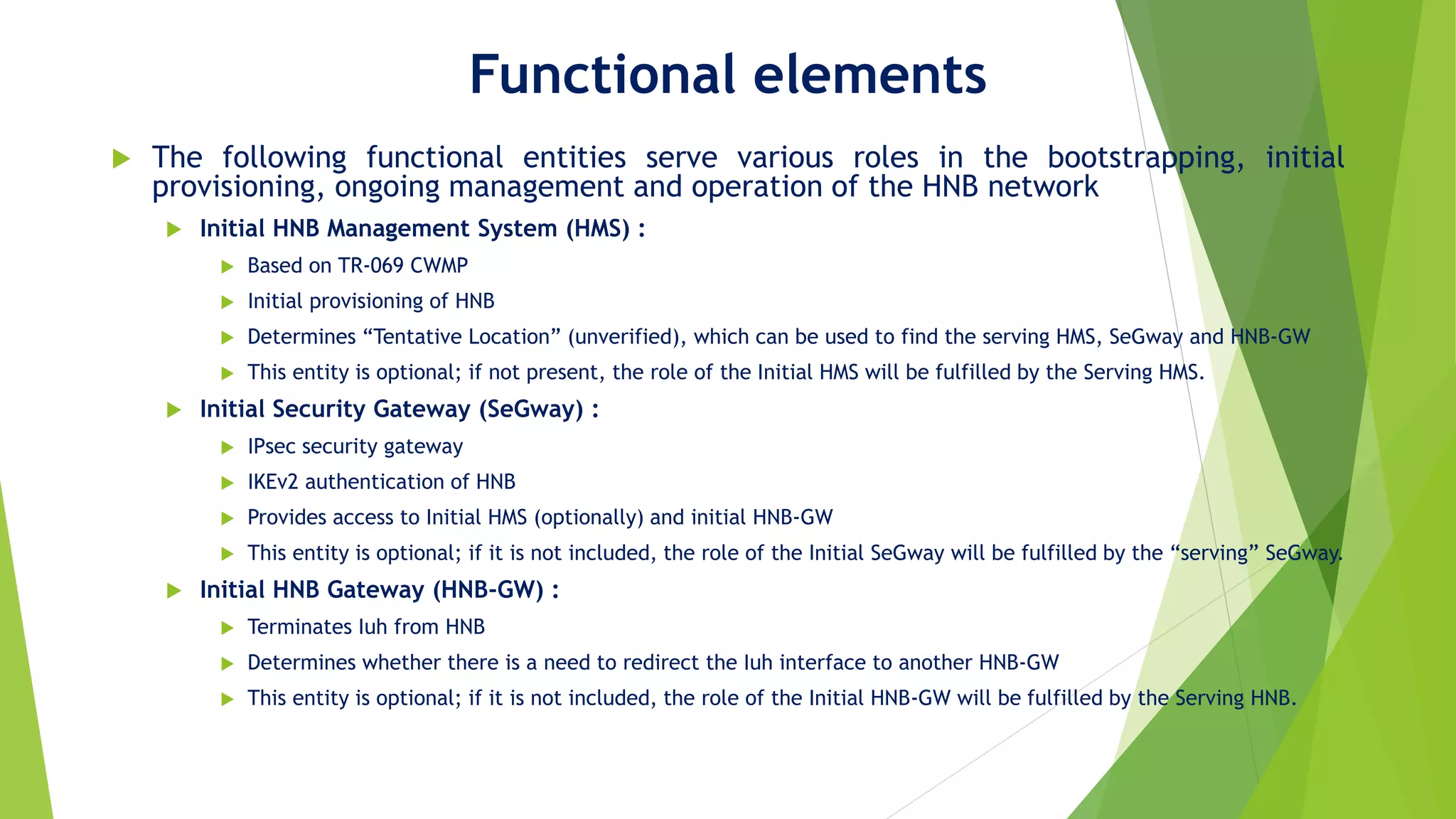 Home enodeb with tr069 | PPTX