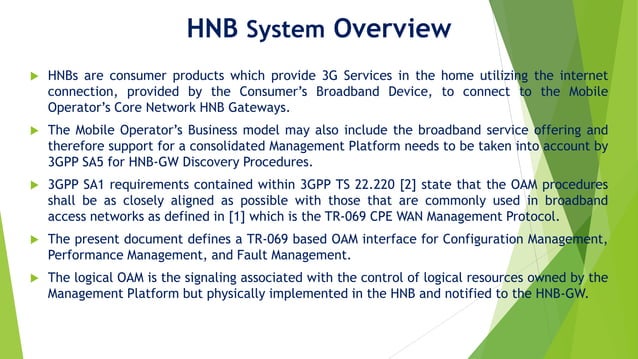 Home enodeb with tr069 | PPT