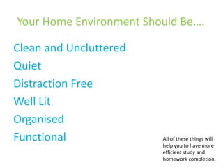 Home Environment | PPTX