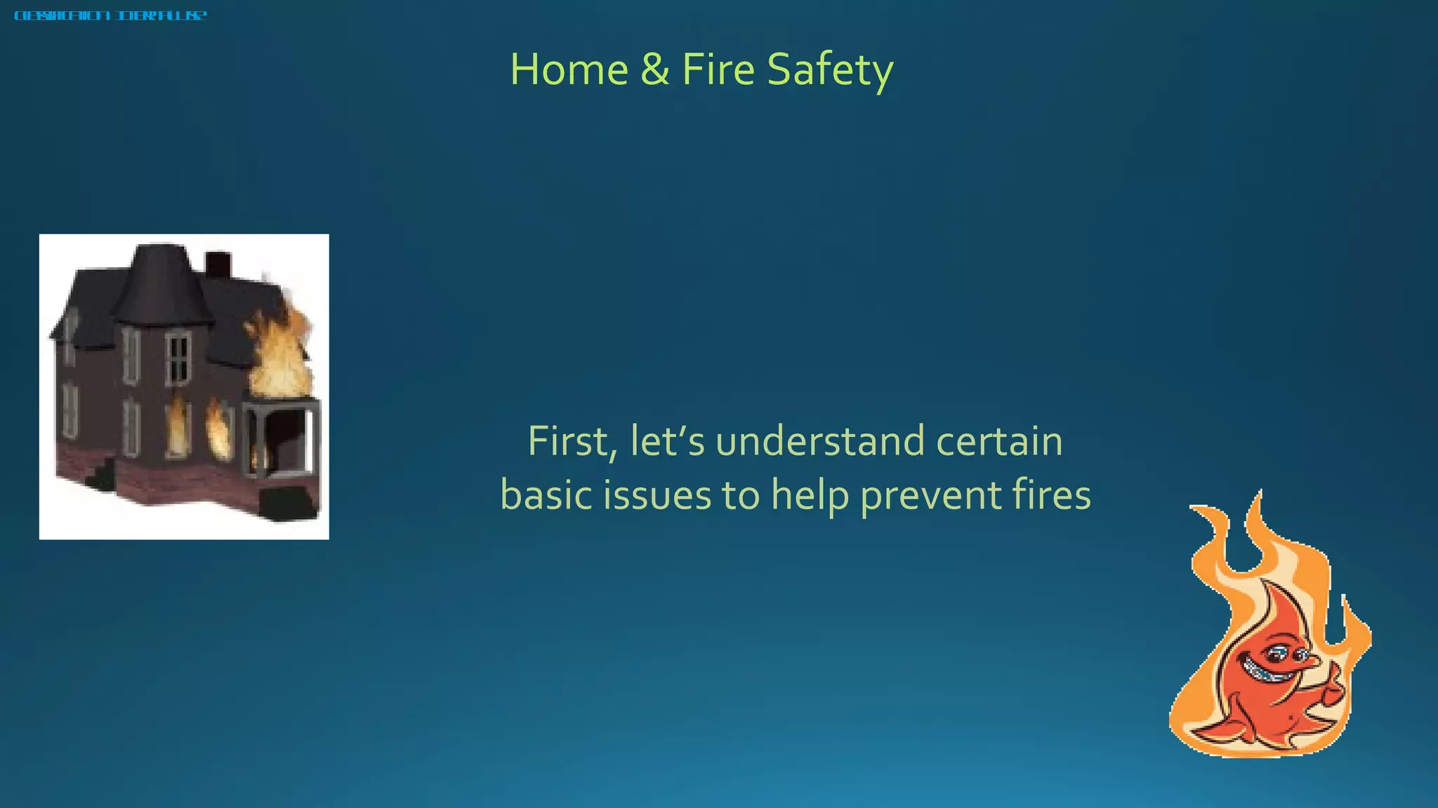 Home fire safety | PPT