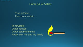 Home fire safety | PPT