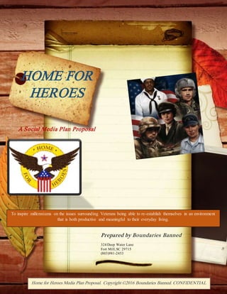 Home for heroes media plan | PDF