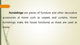 Home Furnishings | PPTX